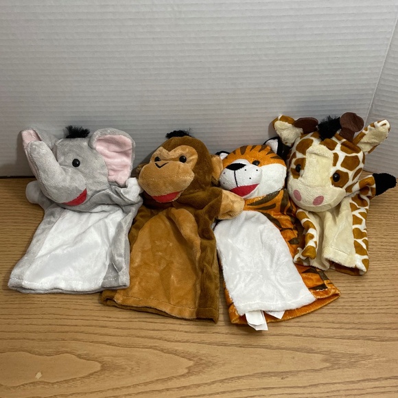 Melissa & Doug | Toys | Melissa Doug Zoo Animals Hand Puppets Lot Of 4 ...